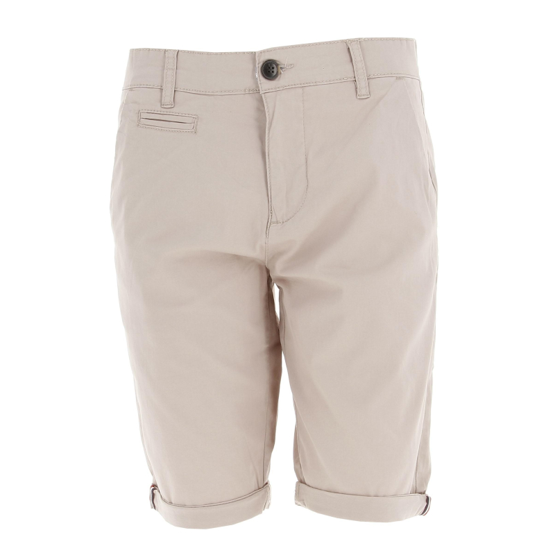 Short chino à revers venili beige homme - La Maison Blaggio | wimod