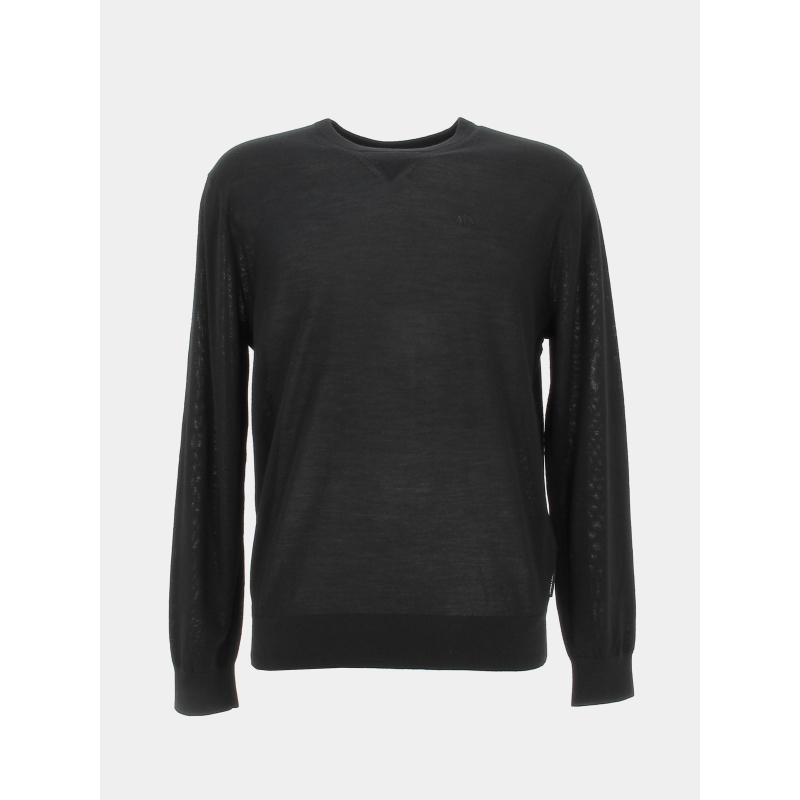 Pull classic uni noir homme - Armani Exchange | wimod