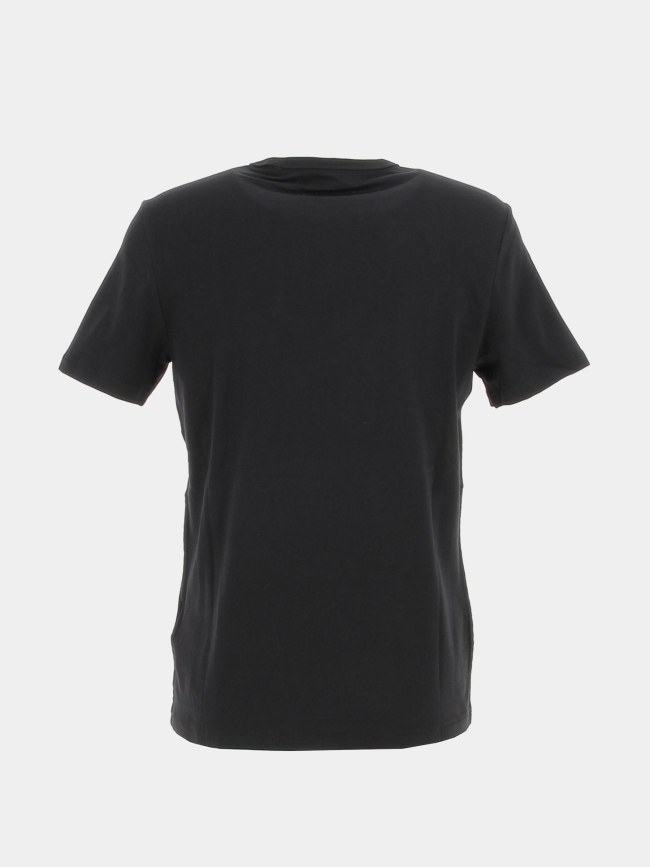 T-shirt maksim logo barré noir homme - Guess | wimod