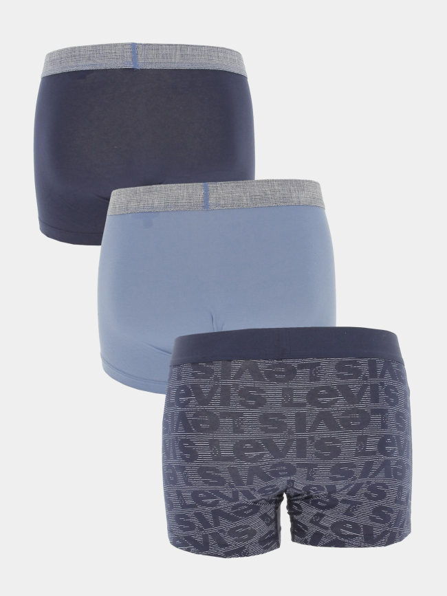 Coffret 3 boxers denim bleu marine homme - Levi's | wimod