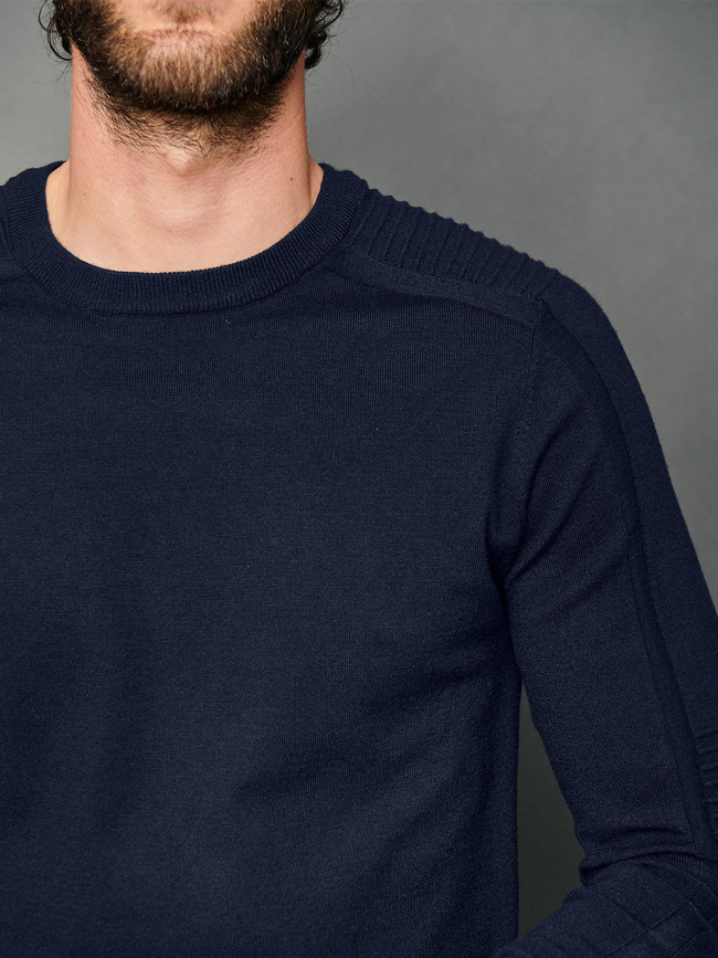 Pull thomas bleu marine homme - Delahaye | wimod