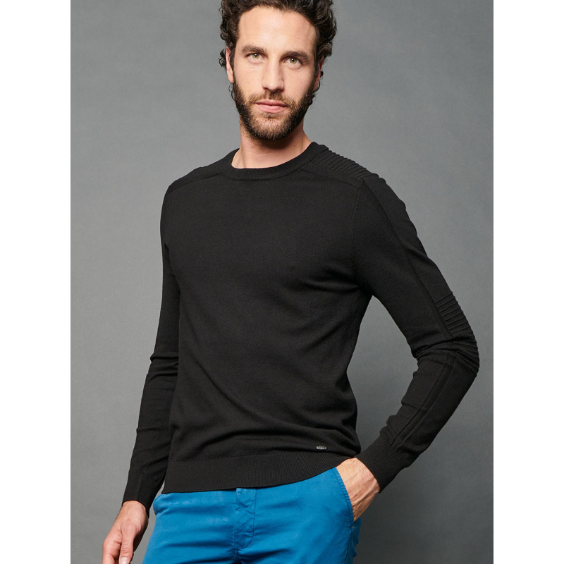 Pull thomas noir homme - Delahaye | wimod