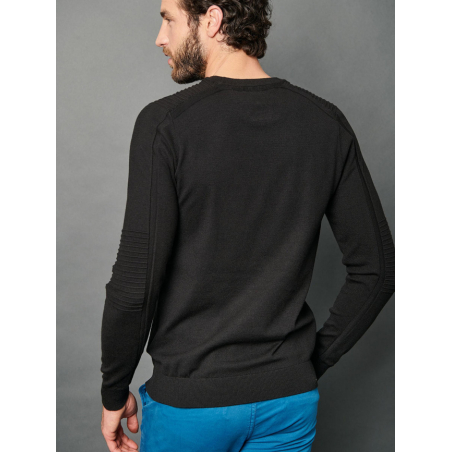 Pull thomas noir homme - Delahaye | wimod