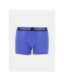 Pack 2 boxers basic stretch noir bleu homme - Puma | wimod