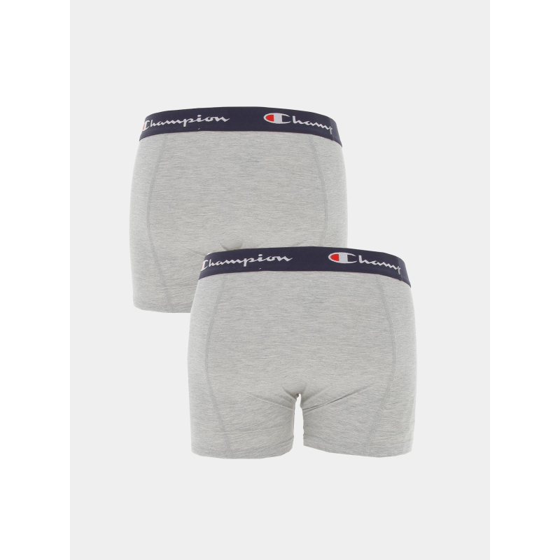 Pack 2 boxers authentic gris homme - Champion | wimod