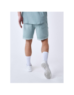 Short logo brodé bande bleu vert homme - Project X Paris | wimod