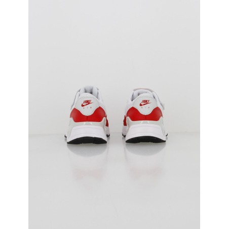 Air max baskets system ps scratch blanc rouge enfant - Nike | wimod