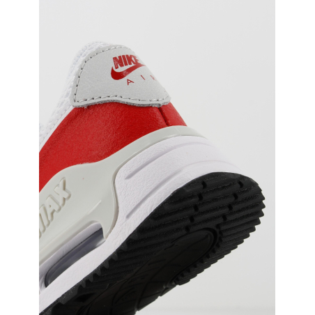 Air max baskets system ps scratch blanc rouge enfant - Nike | wimod