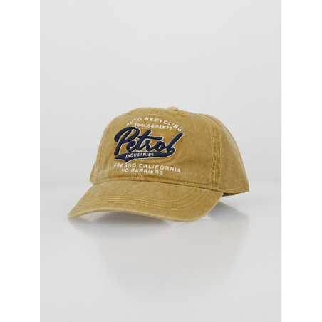 Casquette effet délavé marron homme - Petrol Industries | wimod