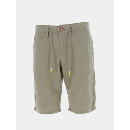 Short en lin classic kaki homme - Benson & Cherry | wimod