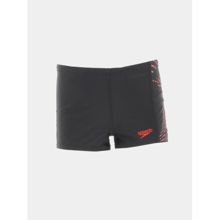 Maillot de bain natation eco rouge noir garçon - Speedo | wimod
