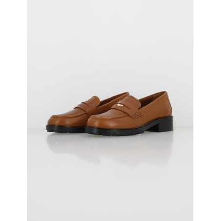 Mocassins iconic loafer marron femme - Tommy Hilfiger | wimod