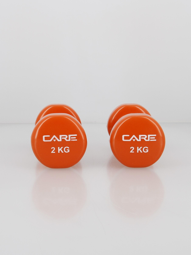 Haltère pvc 2kg x 2 orange - Care | wimod