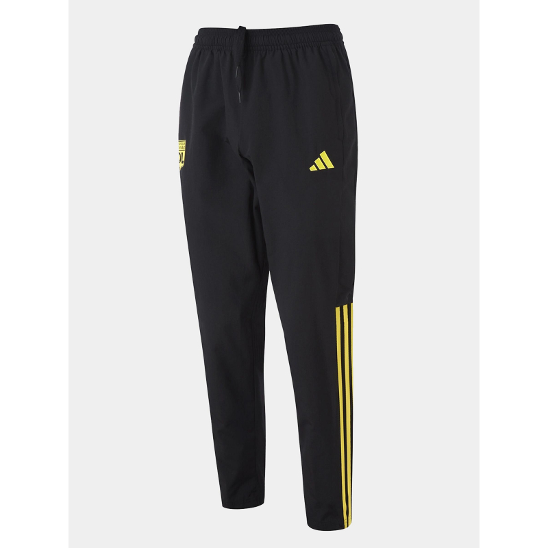Jogging football Olympique Lyonnais jaune noir homme - Adidas | wimod