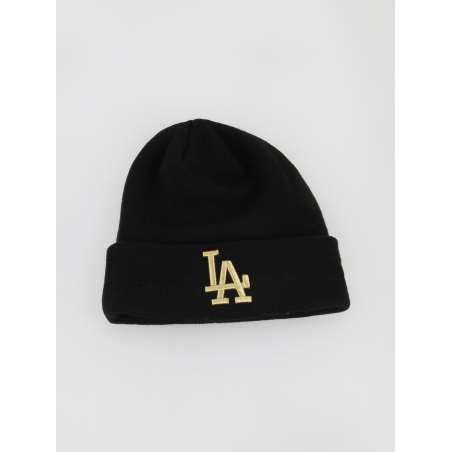Bonnet logo métallique LA noir - New Era | wimod