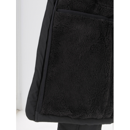 Veste technique softshell fourrée nemev noir homme - Aulp | wimod