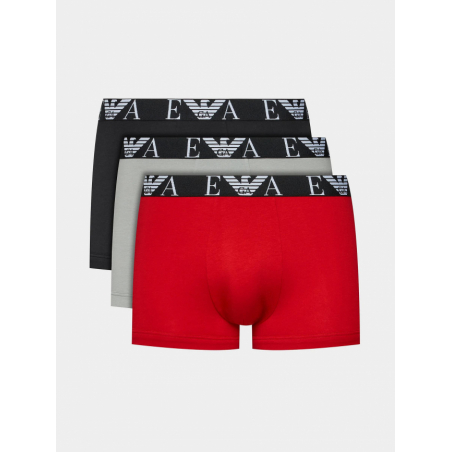 Pack 3 boxers stretch rouge homme - Emporio Armani | wimod