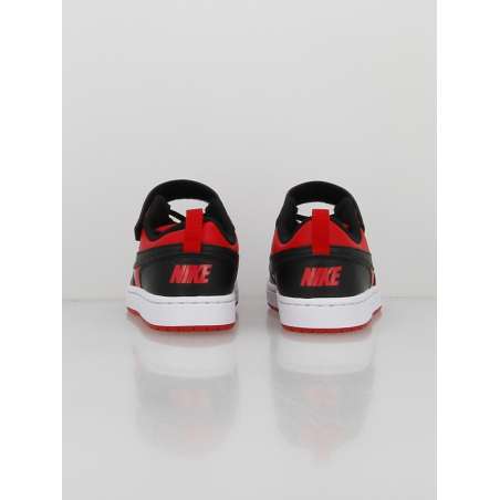 Baskets à scratch court borough ps noir rouge enfant - Nike | wimod