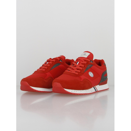 Baskets chamonix rouge homme - Serge Blanco | wimod