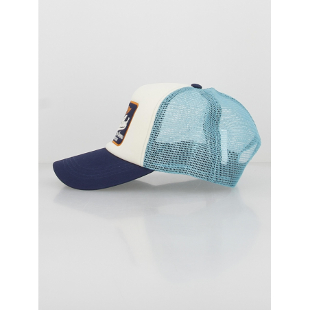 Casquette trucker logo bleu blanc homme - Petrol Industries | wimod