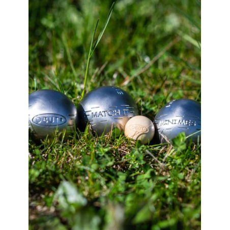 Match it minimes strie 1 tendre 65mm boules de pétanque - Obut | wimod