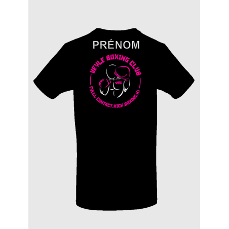 T-shirt Veyle boxing club noir vert sérigraphie coeur - Kick| wimod
