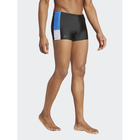 Maillot de bain block boxer noir bleu blanc homme - Adidas | wimod