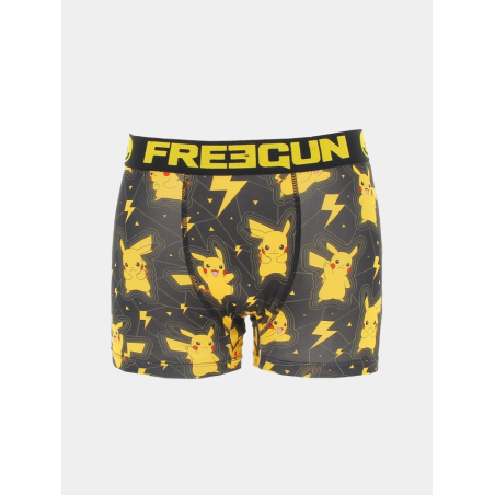 Boxer pokémon pikachu noir homme - Freegun | wimod