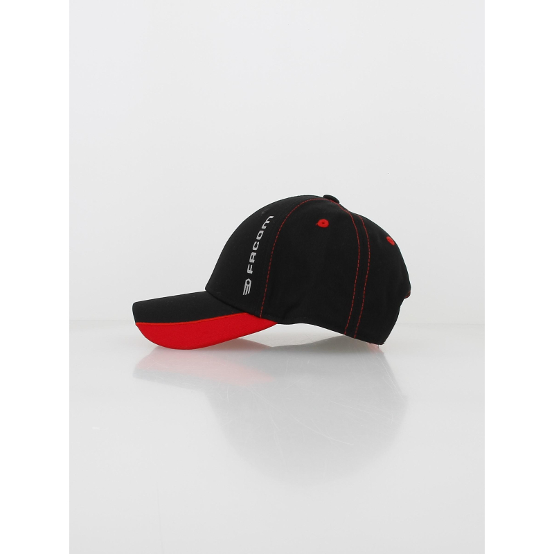 Casquette noir rouge homme - Facom | wimod