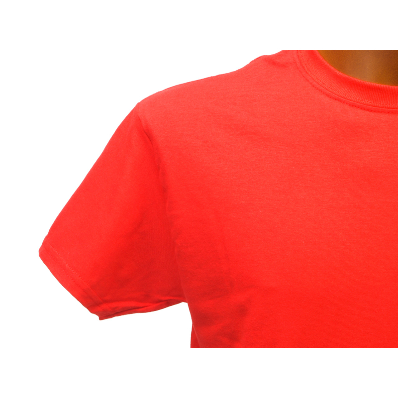 T-shirt coton basic uni heavy rouge homme - Gildan | wimod