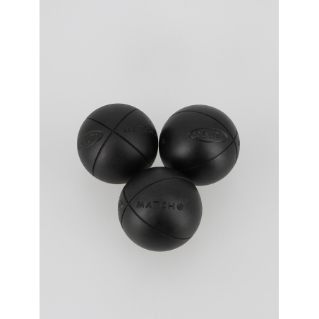 Boules de pétanque amorti+ 74mm match+ strie 2 - Obut | wimod