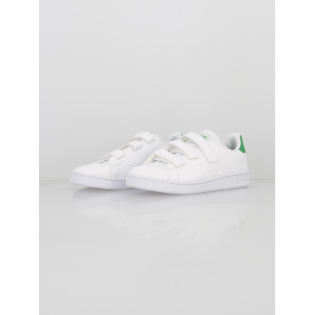 Baskets à scratch advantage blanc fille - Adidas | wimod