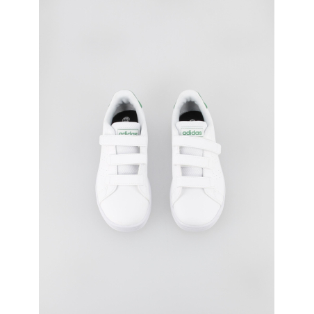 Baskets à scratch advantage blanc fille - Adidas | wimod