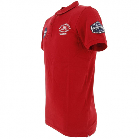 Polo fire rouge homme - Petrol Industries | wimod