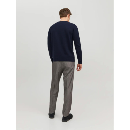 Pull fin jjebasic bleu marine homme - Jack & Jones | wimod