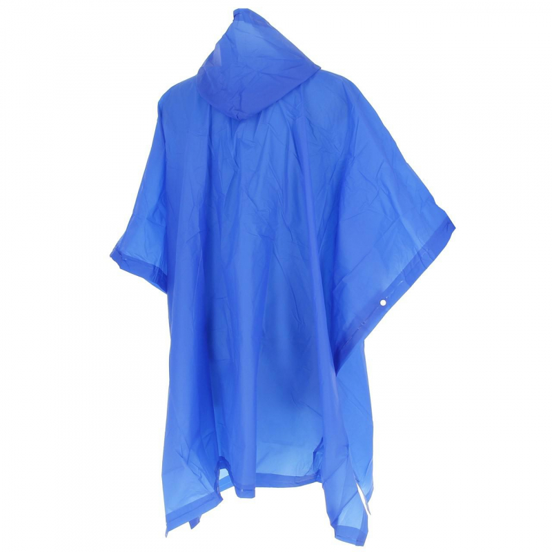 Poncho de pluie à capuche bleu - Treeker 9 | wimod