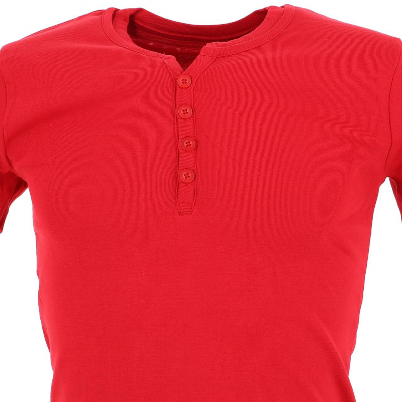 T-shirt coton col rond theo rouge homme - La Maison Blaggio |wimod