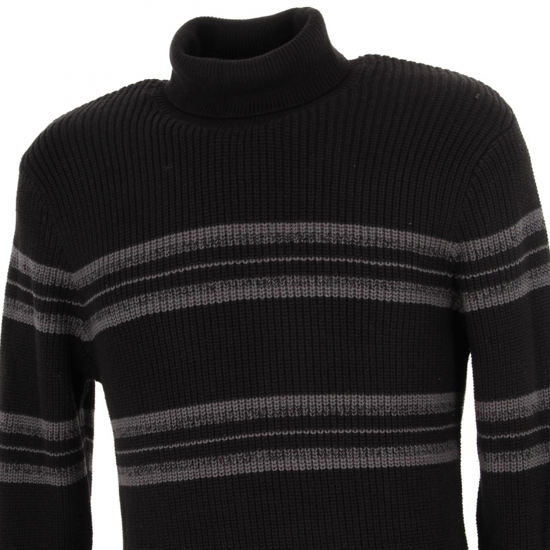 Pull col roulé power gris anthracite homme - Jack & Jones | wimod