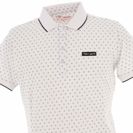 Polo manches courtes pasy blanc homme - Teddy Smith | wimod